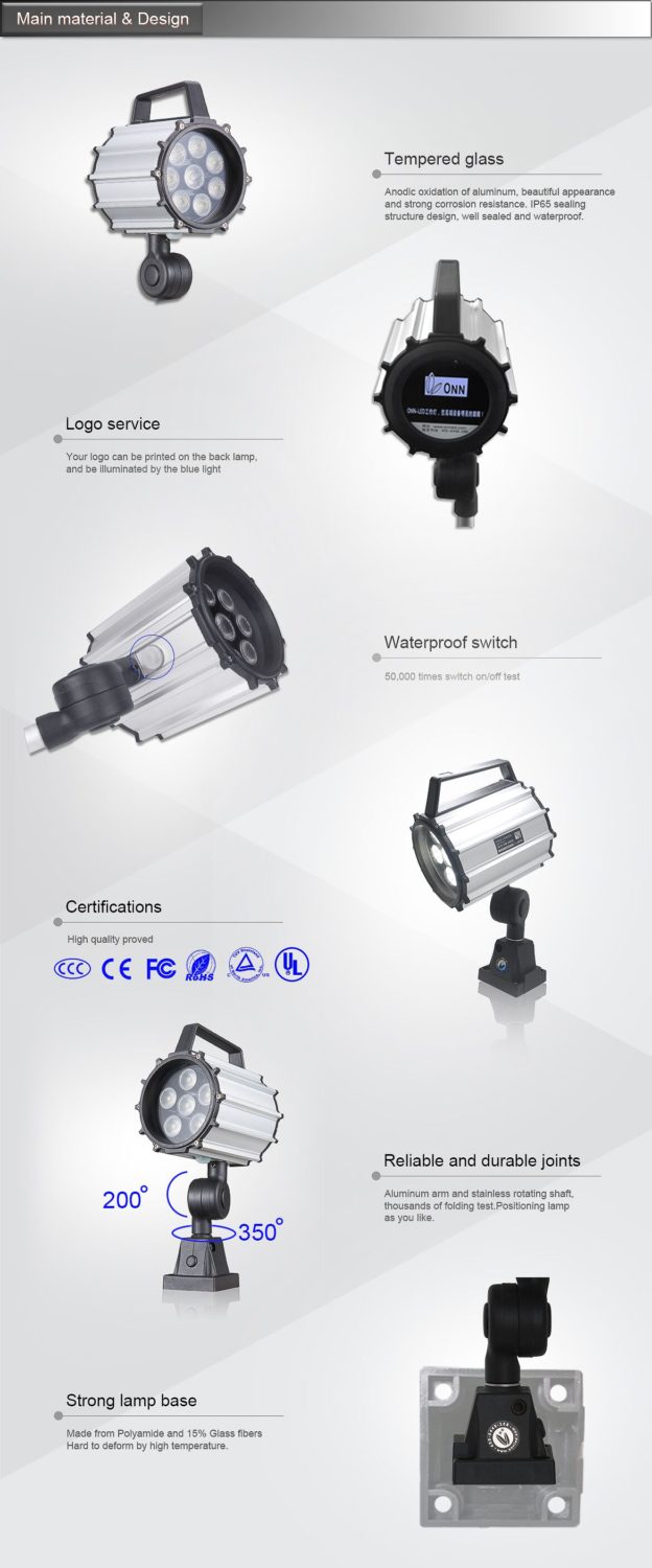 Short Arm Spot LED Machine Light ONN-M1 – ONN
